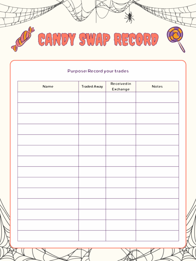Follow the Candy! Free Printable Trick-or-Treat Tracker | Kids ...
