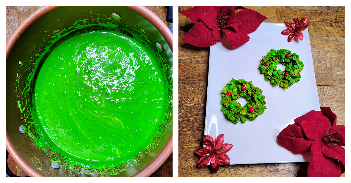 Delicious Corn Flake Christmas Wreaths Kids Activities Blog