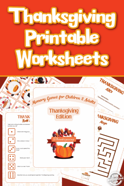 Printable Thanksgiving Memory Games For Children and Adults | Kids ...