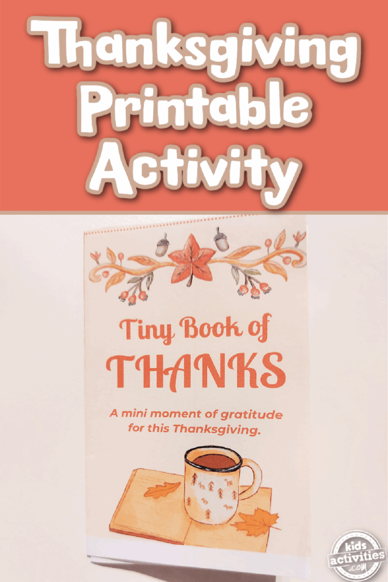 Free Printable Thanksgiving Zine | Kids Activities Blog | thetimes365.com