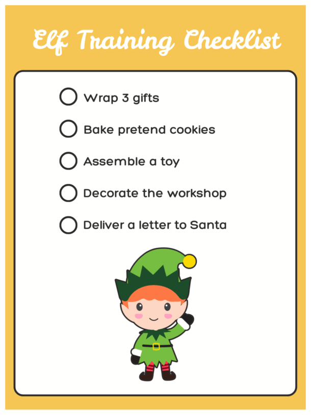 Free Printable Pretend Play: Santa's Workshop | Kids Activities Blog