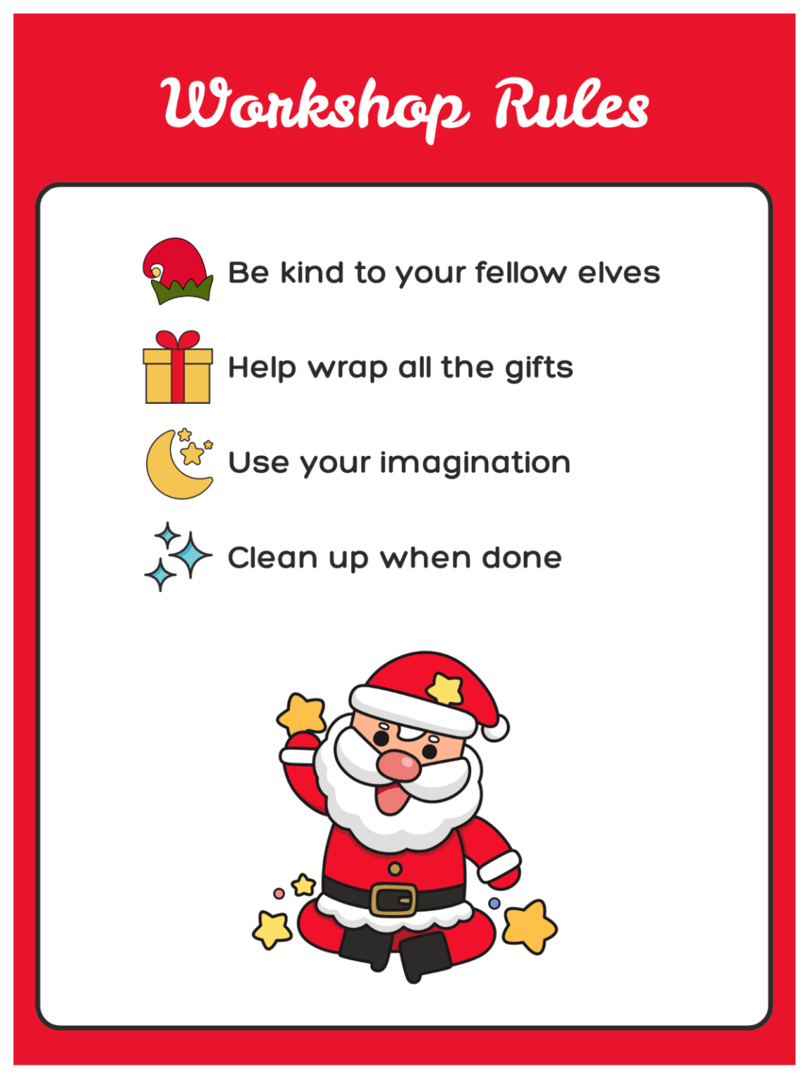 Free Printable Pretend Play: Santa's Workshop | Kids Activities Blog