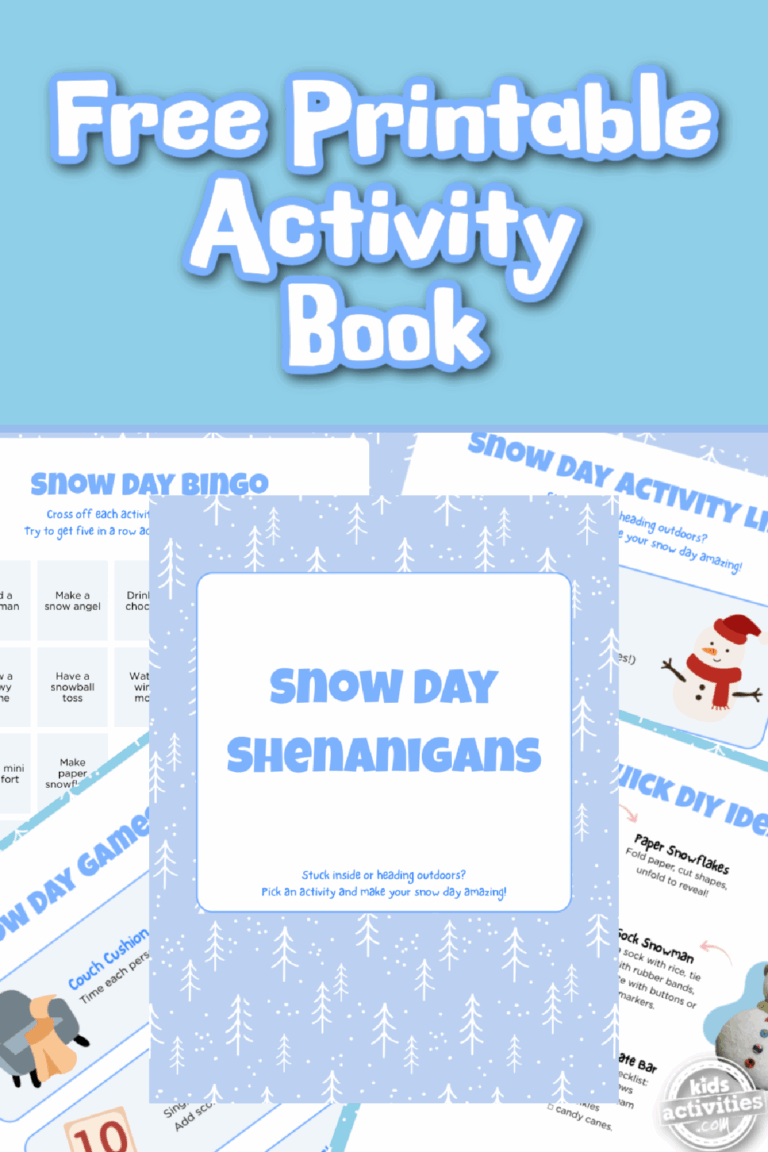Free Printable Snow Day Activity Book | Kids Activities Blog