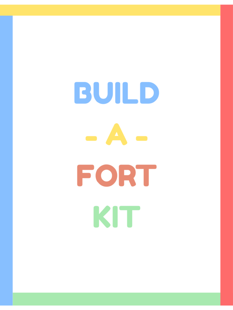 Free Printable Build A Fort Kit For Kids | Kids Activities Blog