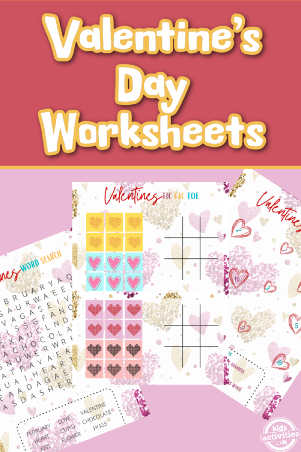 Free Printable Valentine's Day Activity Sheets | Kids Activities Blog