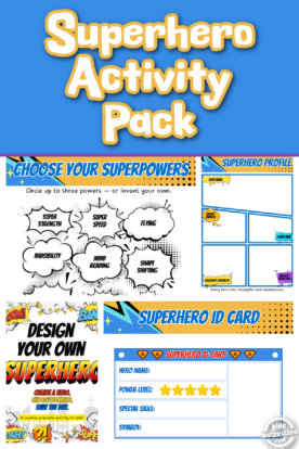 Make Your Own Superhero Printables For Kids Kids Activities Blog