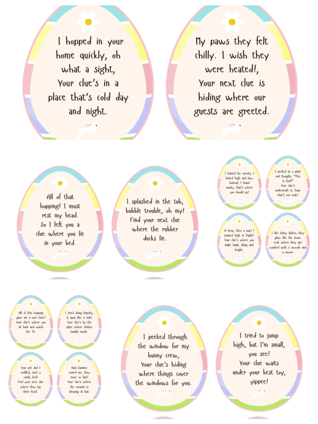 Free Printable Easter Scavenger Hunt | Kids Activities Blog