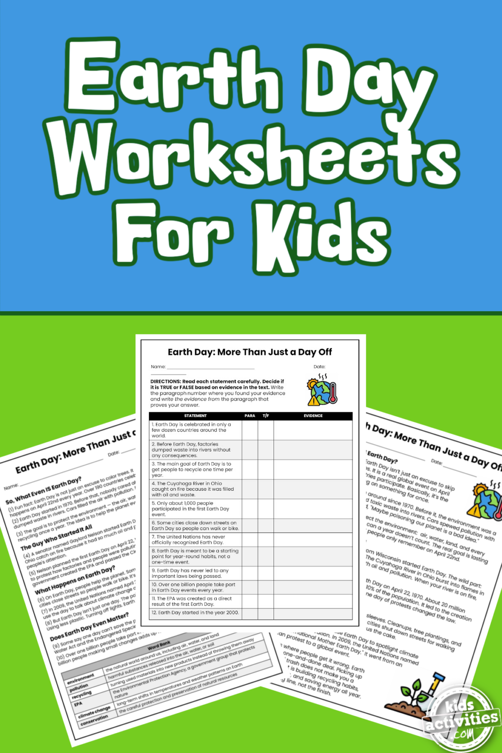 Earth Day Curriculum For Middle Schoolers | Kids Activities Blog