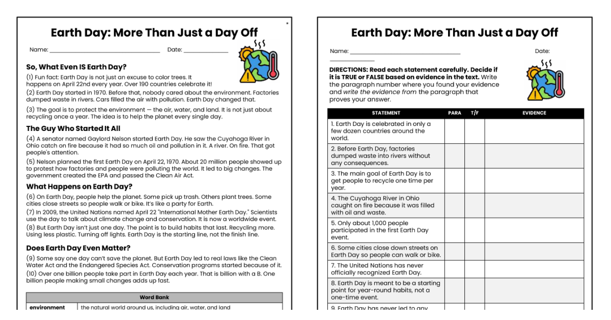 Earth Day Curriculum For Middle Schoolers | Kids Activities Blog