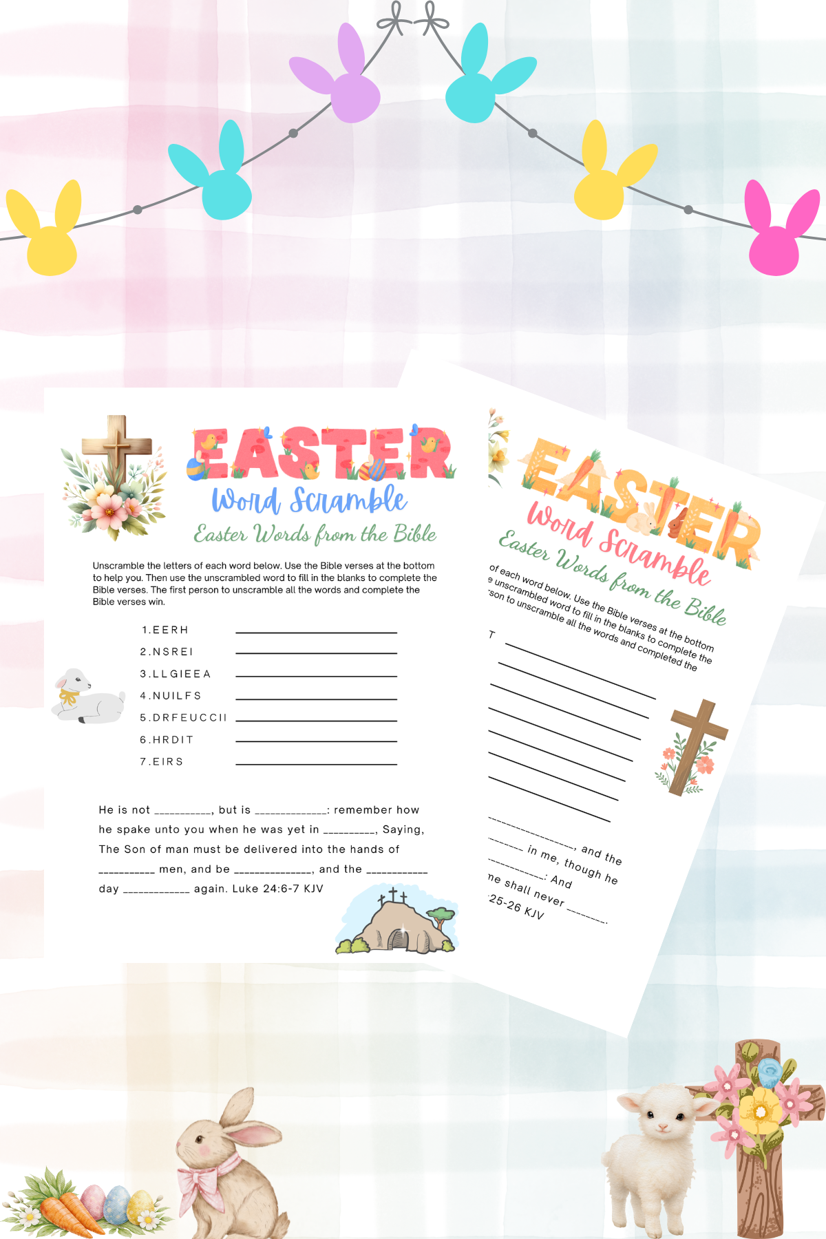 Easy Easter Crossword Puzzle for Kids |Kids Activities Blog