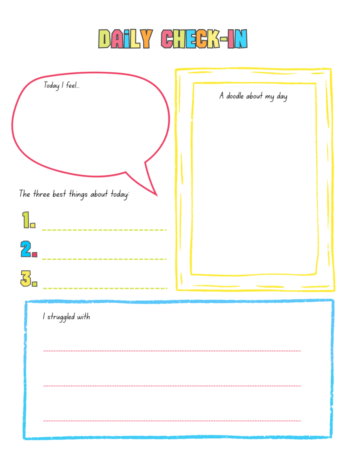Getting To Know My Feelings Printable Pack | Kids Activities Blog